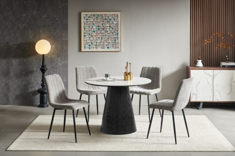 Stalas HILTON // White Matt – Osofa.lt